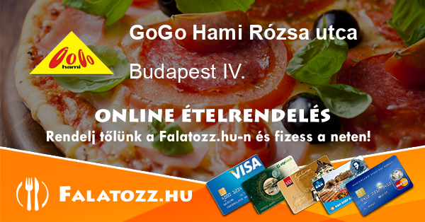 GoGo Hami Rózsa utca Budapest IV. – ételrendelés – Falatozz.hu